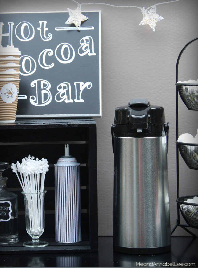The Makings of a Winter Hot Cocoa Bar | Me and Annabel Lee