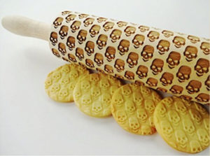 Skull Stamped Classic Shortbread Cookies – Goth It Yourself with a ...