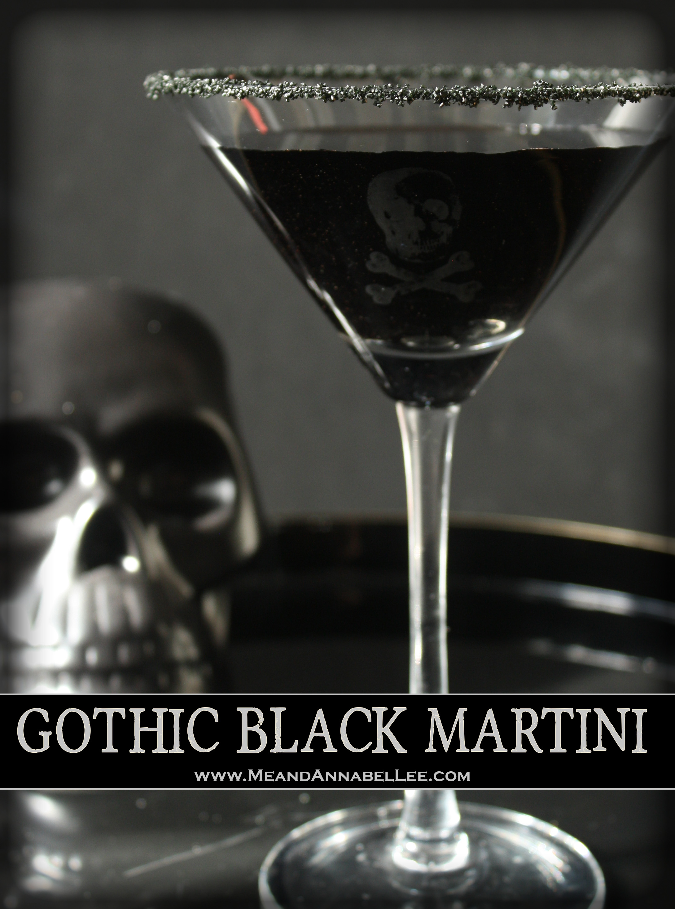 Twenty Four Karat Black Martini | Me and Annabel Lee
