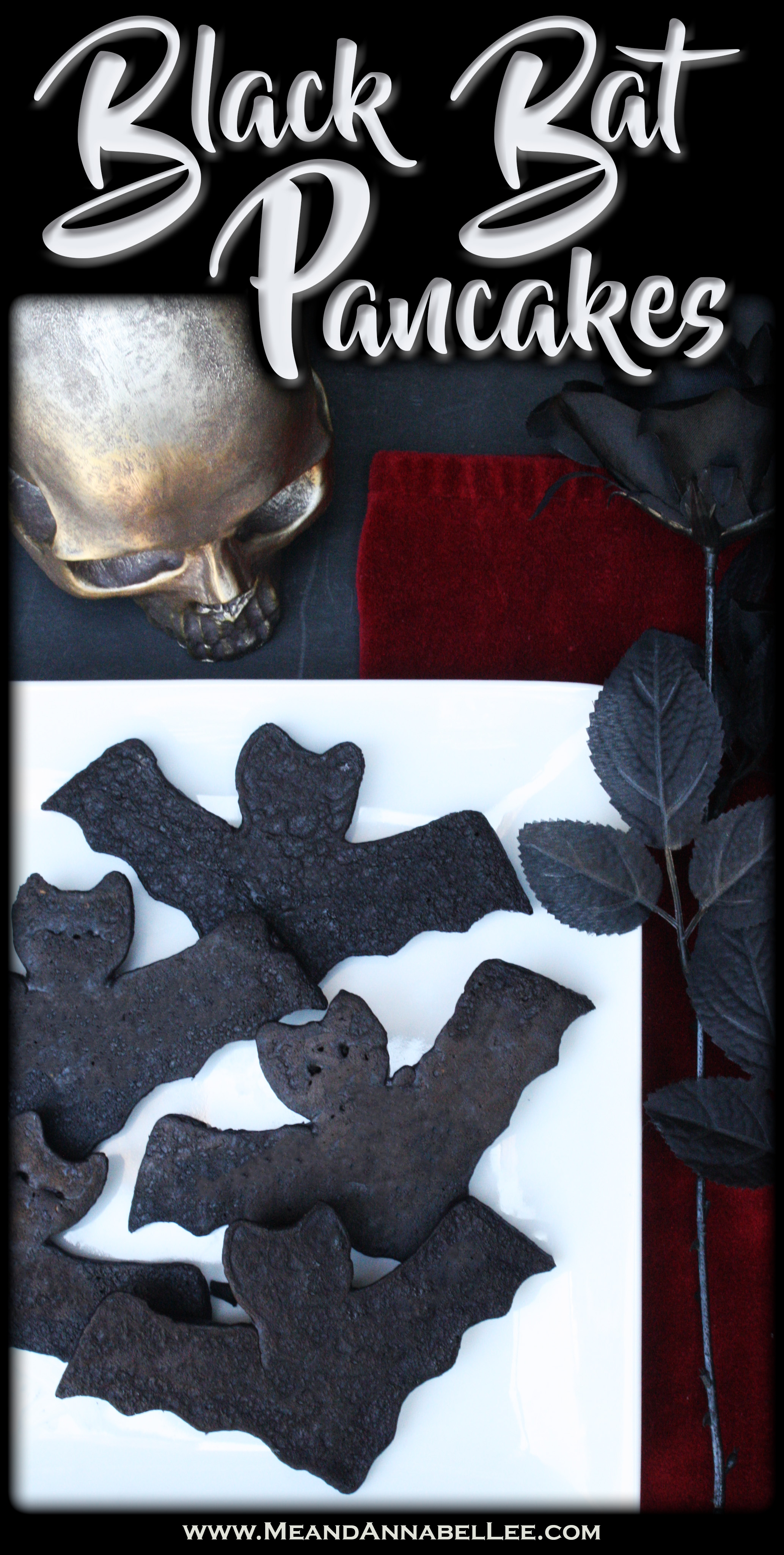 Little Black Bat Cakes | Me and Annabel Lee